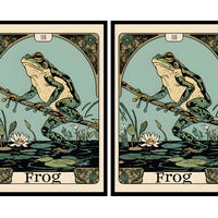 Frog Card - Etsy