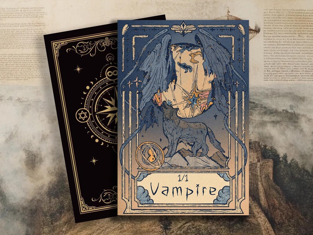 MTG Token, VAMPIRE Token, Full Art Token, Custom Game Cards for ...