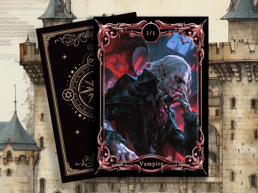 MTG Token, VAMPIRE Token, Full Art Token, Custom Game Cards for ...