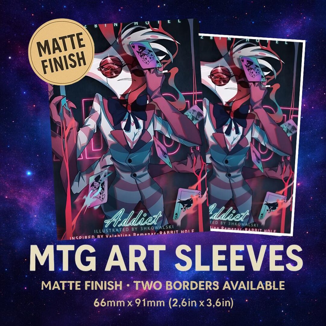 Hazbin Hotel Matte Card Sleeves | TCG MTG Anime Fan Gift - Etsy