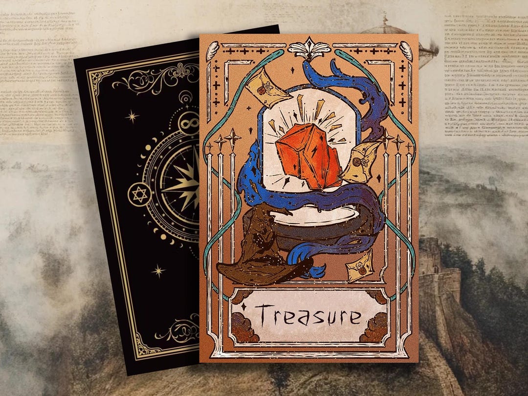 MTG Token, Treasure Token, Full Art Token, Custom Game Cards for ...