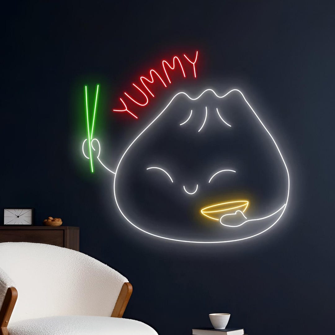 Dim Sum LED Neon Sign | Dim Sum Neon Sign | Dim Sum LED Sign | Chinese ...