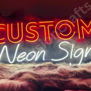 Customized Aesthetic Name Neon Sign Wall Art Decor | Neon Bar Sign ...