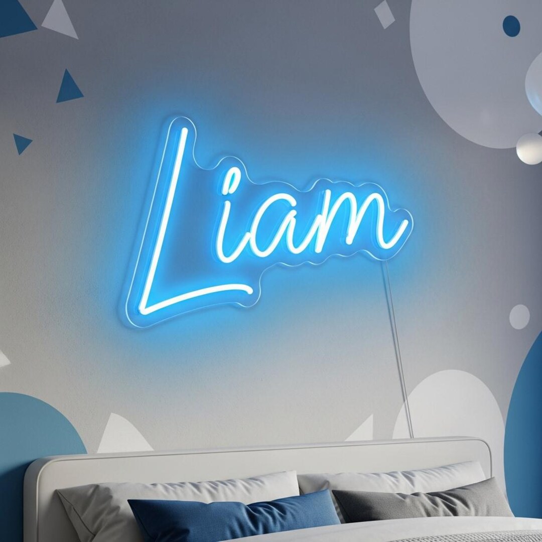 Personalized Custom Name Neon Sign for Bedroom | LED Wall Light ...