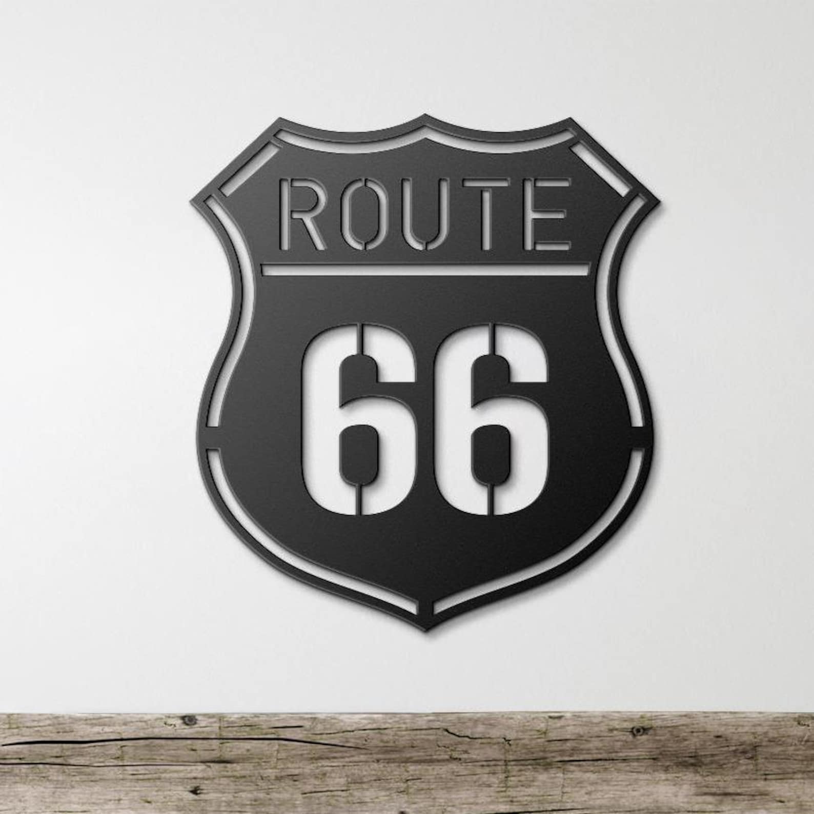 Route 66 Metal Garage or Man Cave Sign Great Gift for the Biker Guy or ...