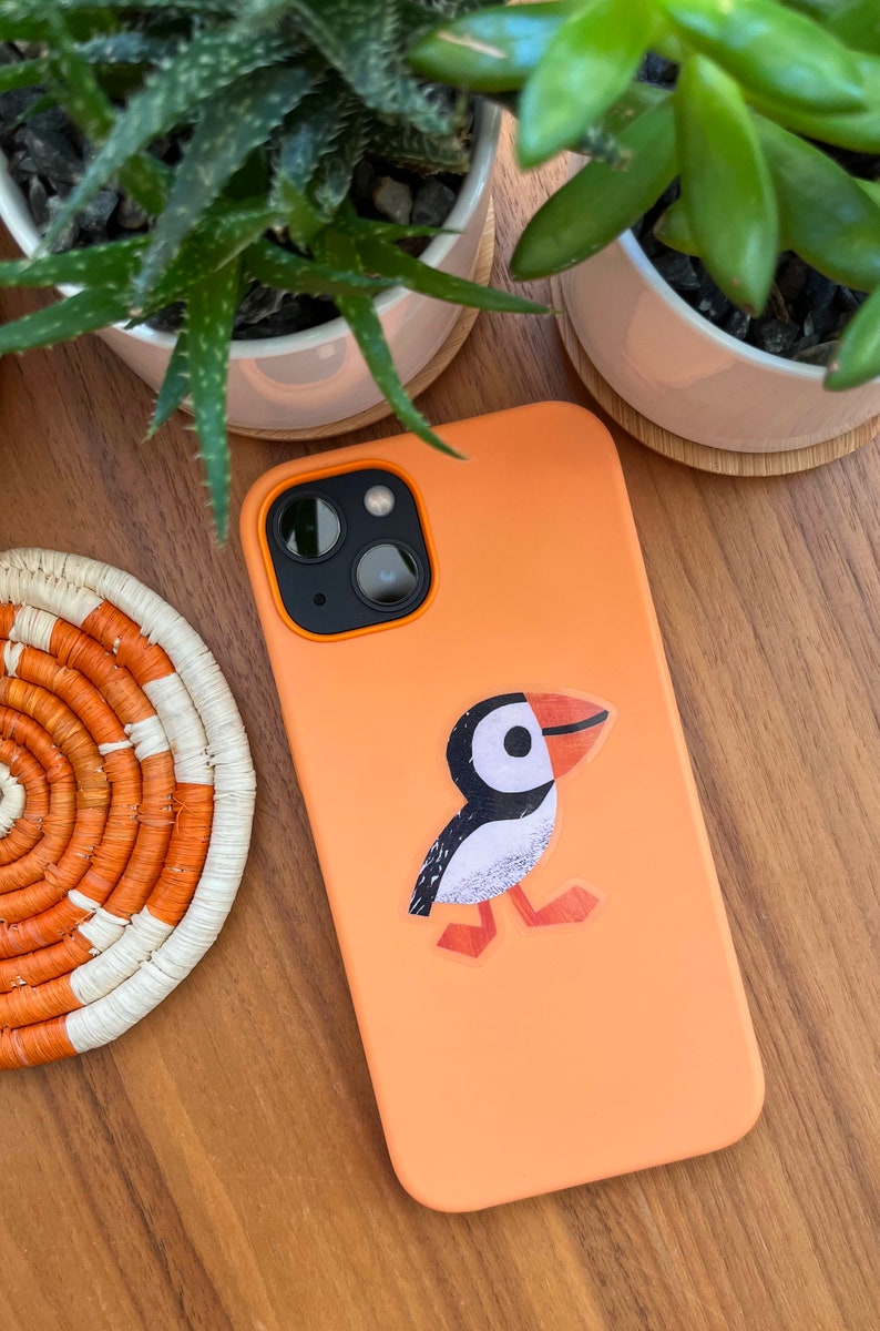 Puffin Vinyl Sticker Decal for Laptop, Phone, Water Bottle Animal, Bird ...