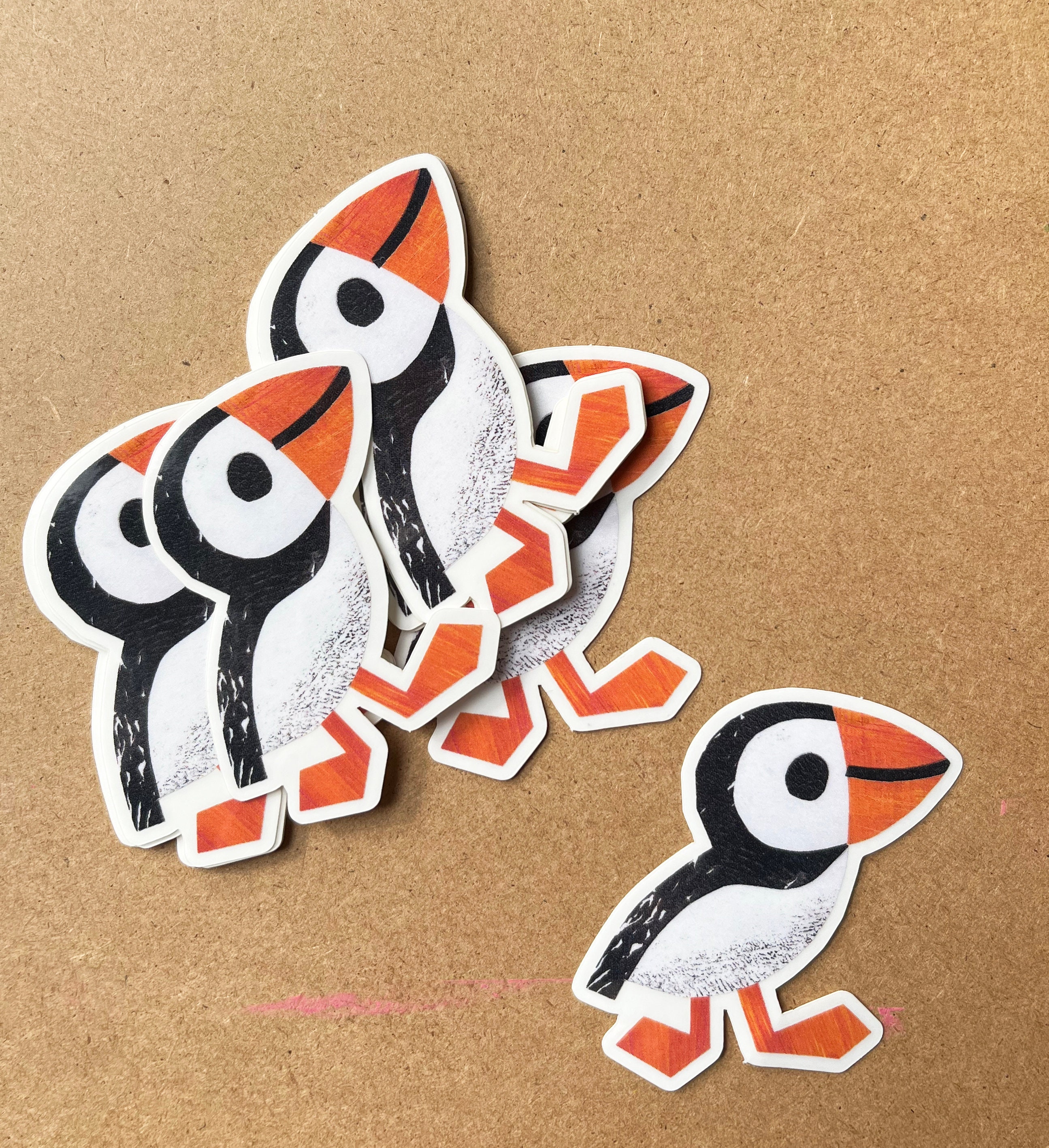 Puffin Vinyl Sticker Decal for Laptop, Phone, Water Bottle Animal, Bird ...