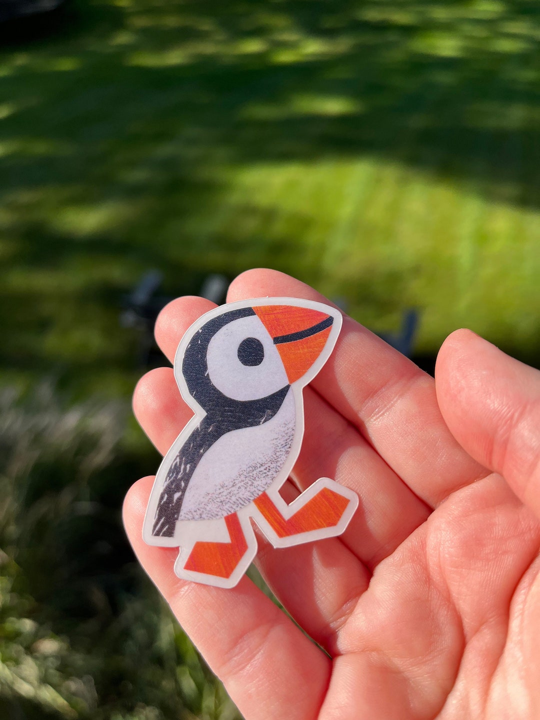 Puffin Vinyl Sticker | Decal for Laptop, Phone, Water Bottle | Animal ...