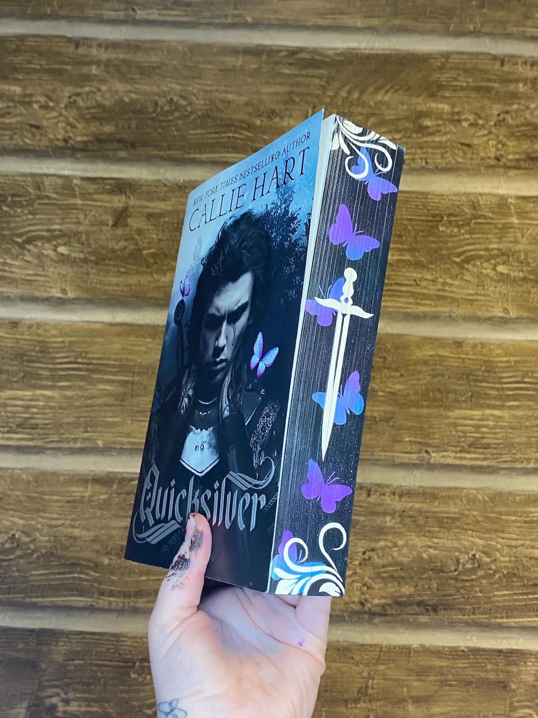 Quick Silver by Callie Hart With Custom Sprayed Edges - Etsy