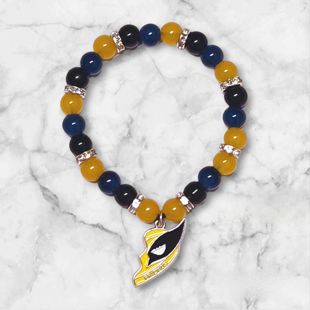 Deadpool and Wolverine Friendship Bracelets | Stretchable Glass Beads ...