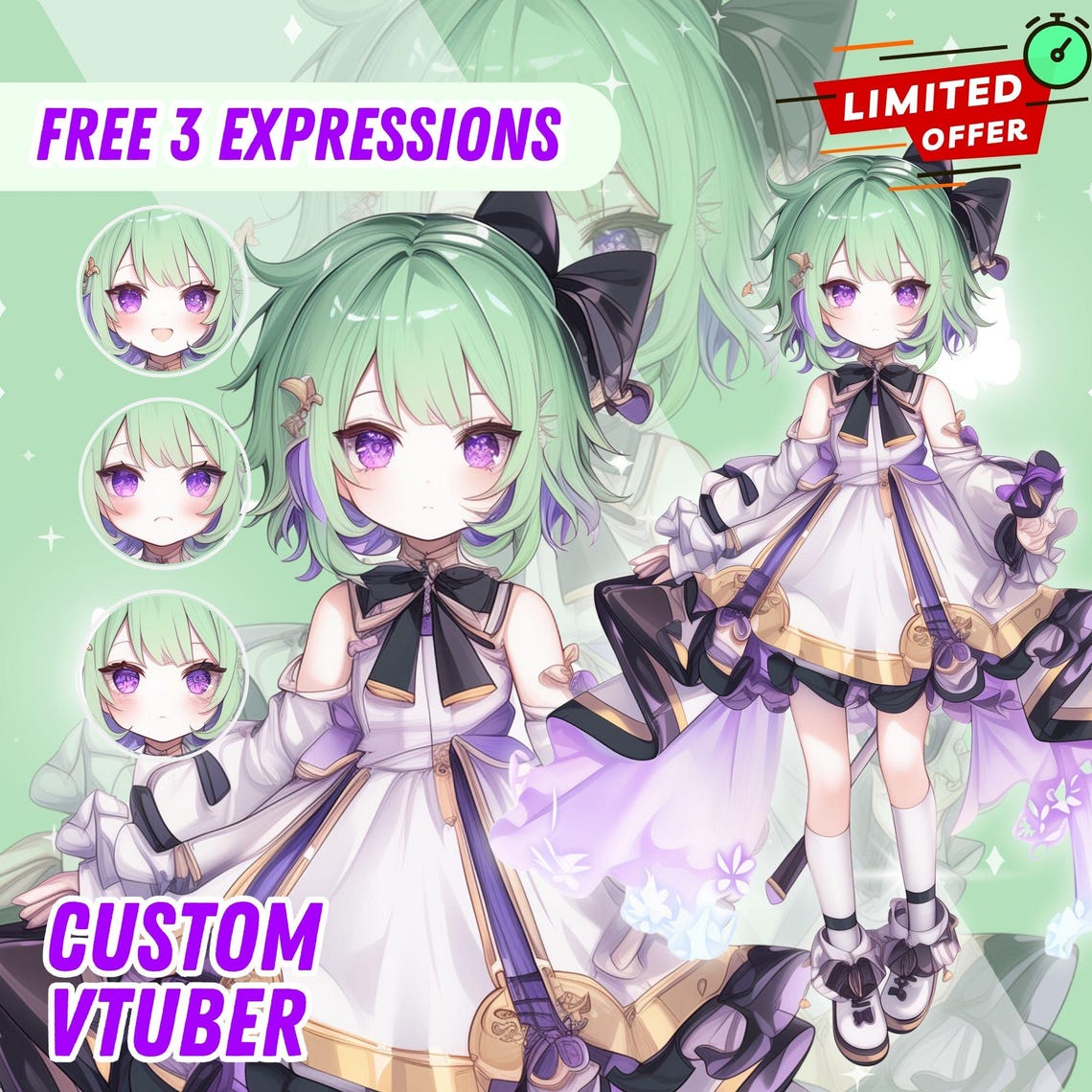 CUSTOM VTUBER Rigging MODEL High Quality, Live 2D Vtuber Model, Vtuber ...
