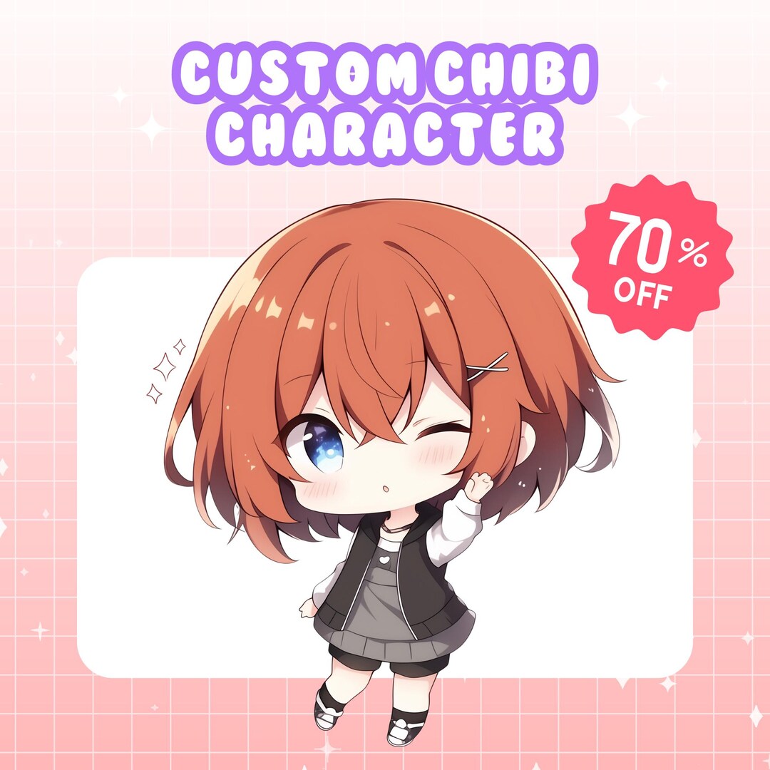 Custom Chibi Character, Icon Chibi, Full Body Chibi, Anime Chibi, Cute ...