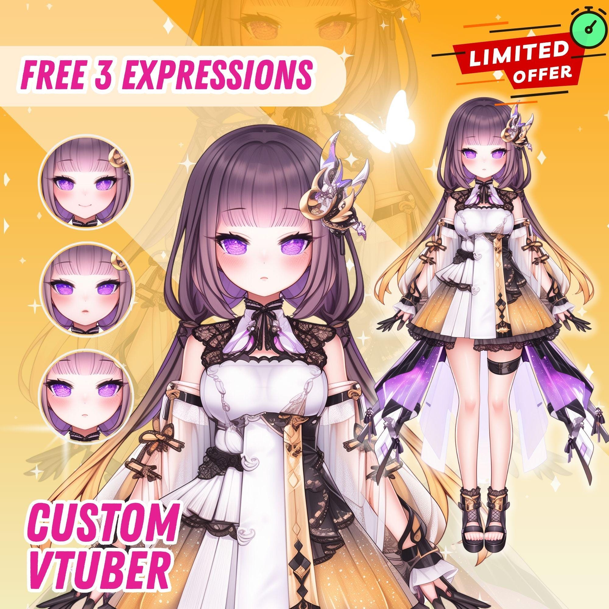 CUSTOM VTUBER Rigging MODEL High Quality, Live 2D Vtuber Model, Vtuber ...