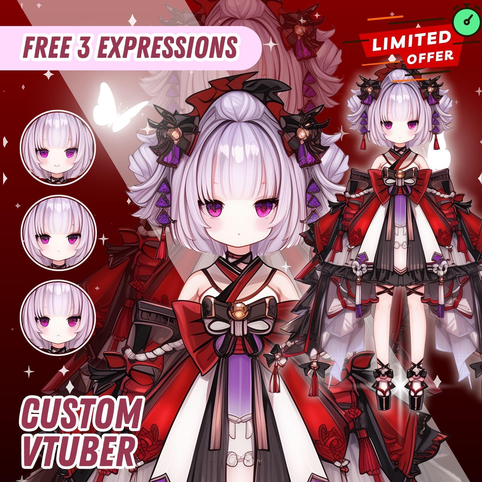 CUSTOM VTUBER Rigging MODEL High Quality, Live 2D Vtuber Model, Vtuber ...