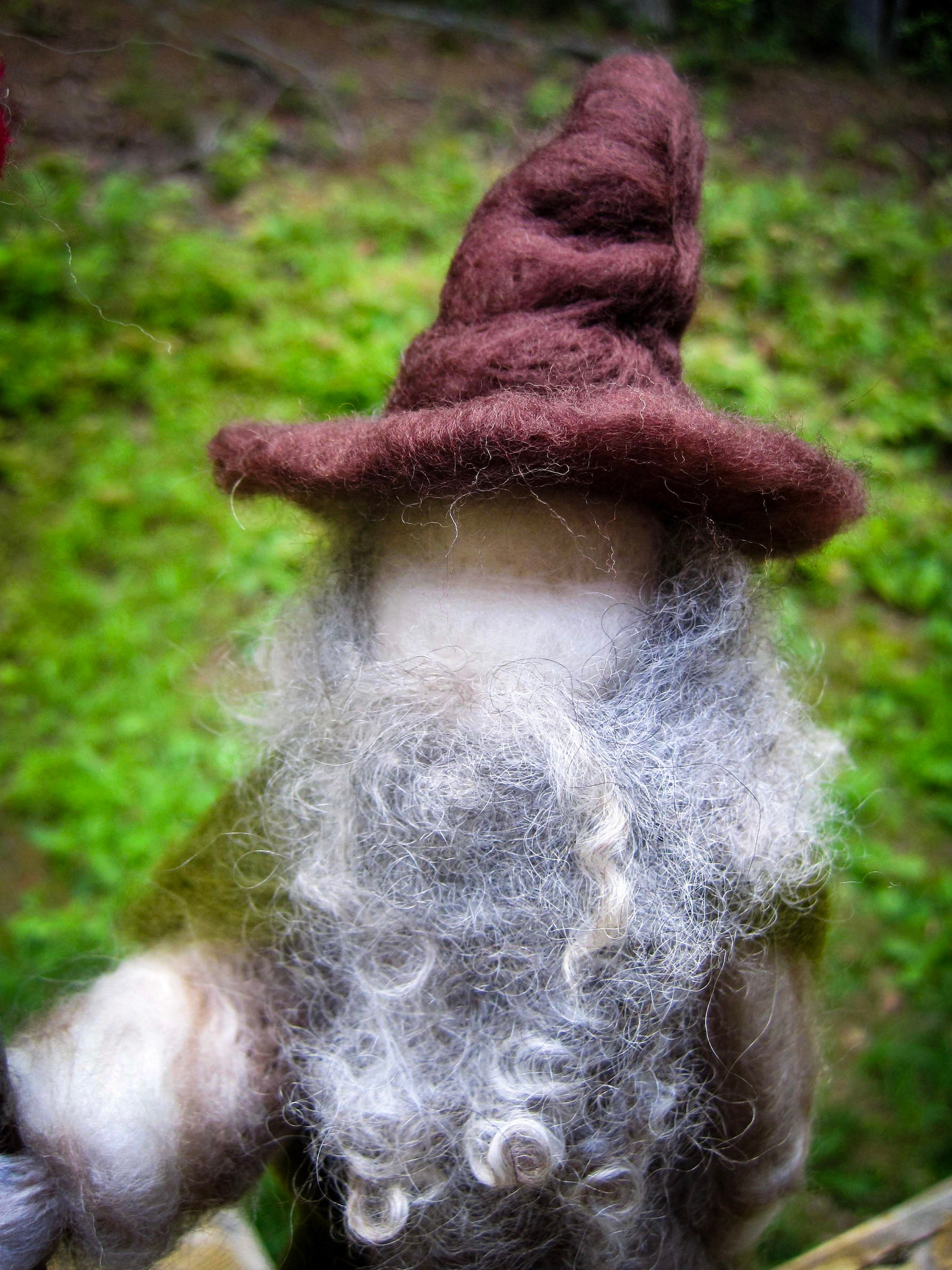 WALDORF Felted Woodland Wizard Gandalf Wool Felt Doll Lavender - Etsy