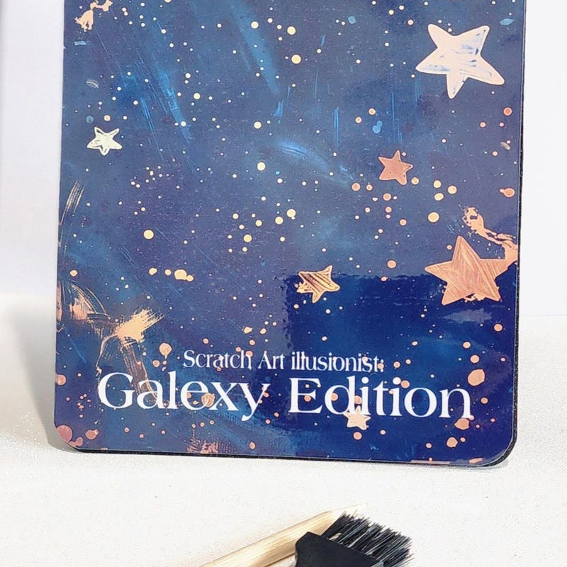 Scratch Art Coloring Book - Etsy