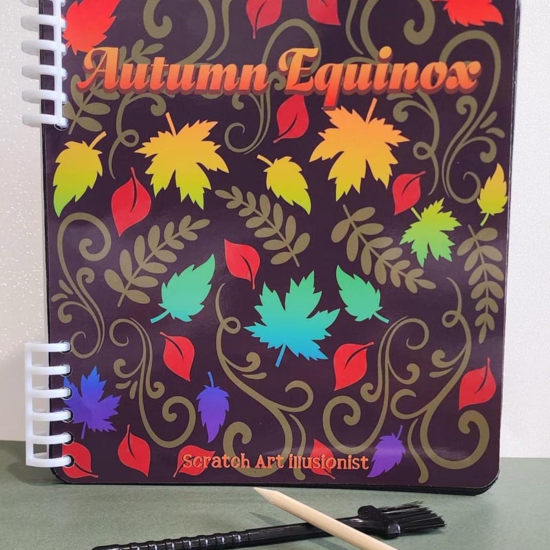 Scratch Art Coloring Book - Etsy