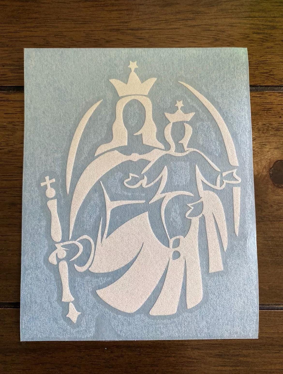 Mary Help of Christians Vinyl Decal Sticker 5" (H) - Etsy
