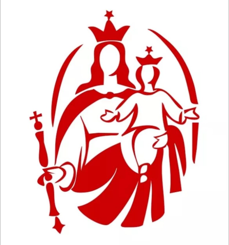 Mary Help of Christians Vinyl Decal Sticker 5" (H) - Etsy