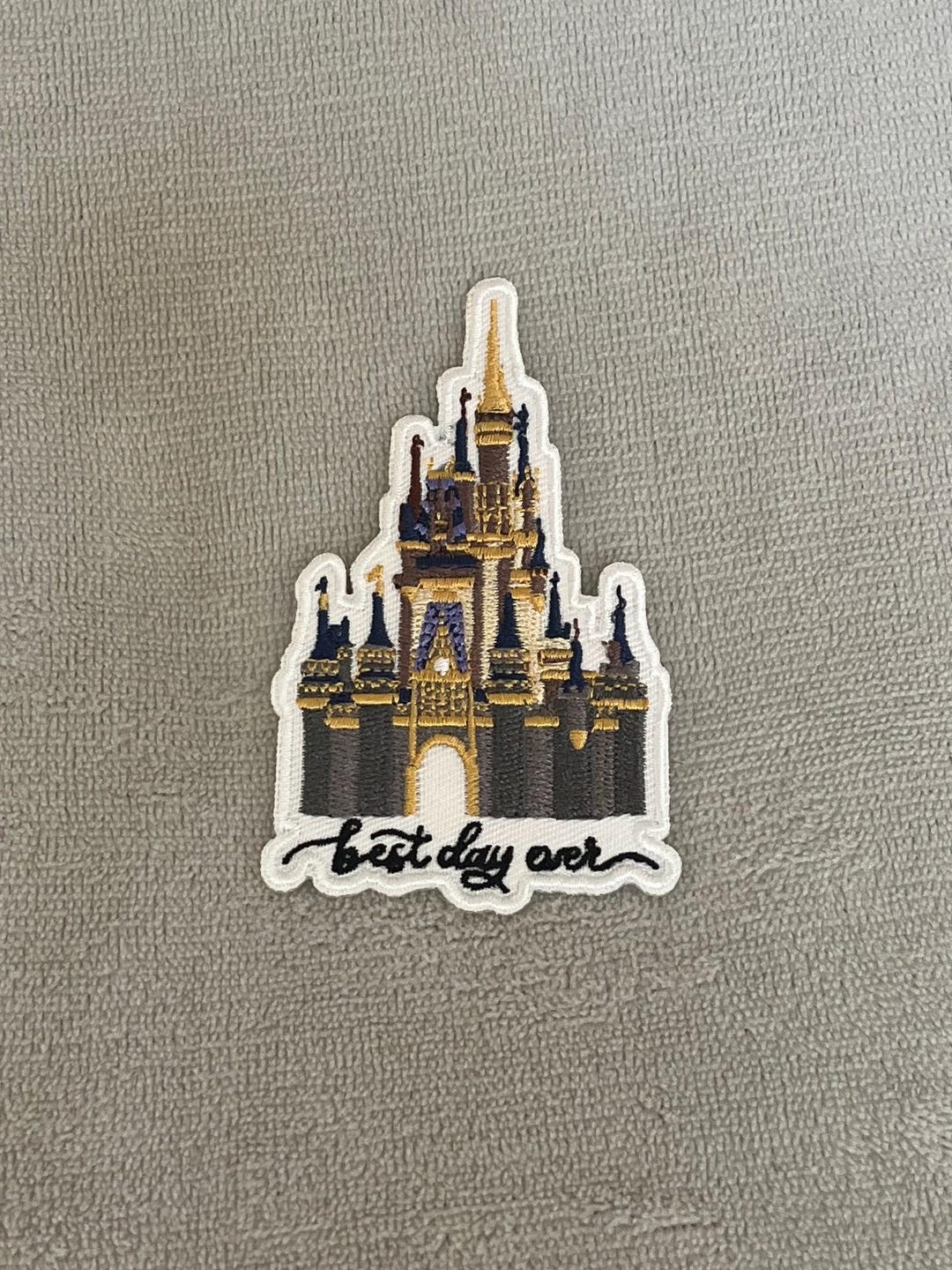Cinderella Castle Patch | Walt Disney World Best Day Ever | 3.5x2 Inch ...