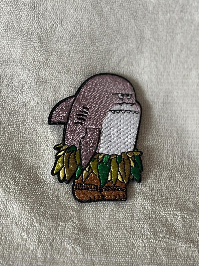 Maui Shark Transformation Embroidered Patch | Disney Moana Iron-on ...