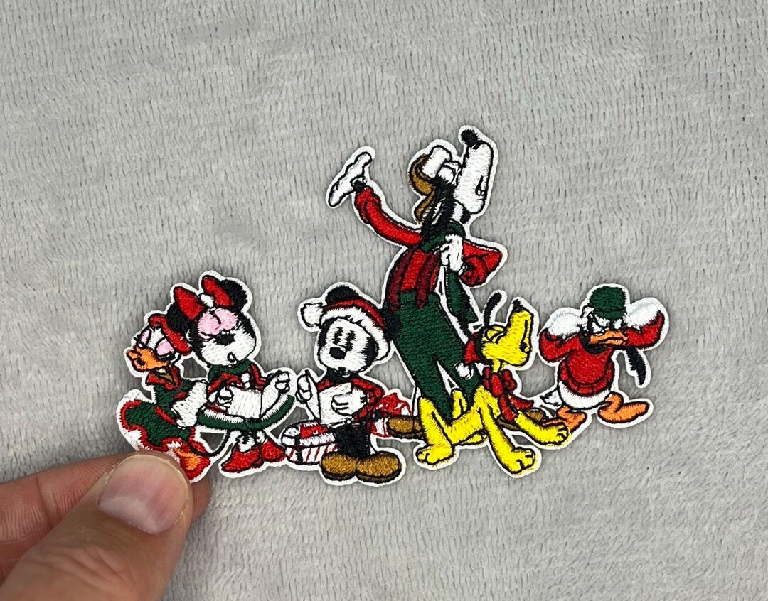 Disney Caroling Patch | Mickey & Friends Christmas Patch | Festive ...