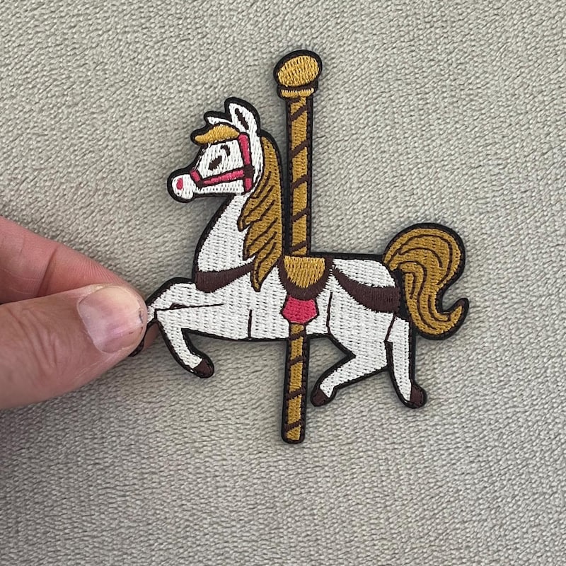 Carousel Horse Applique - Etsy