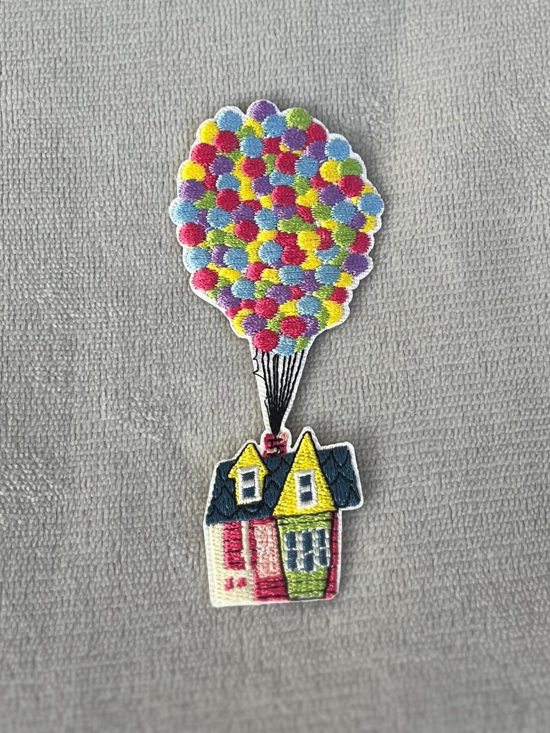 Carl’s House With Balloons Patch | Pixar’s up | 4x2 Inch Iron-on ...