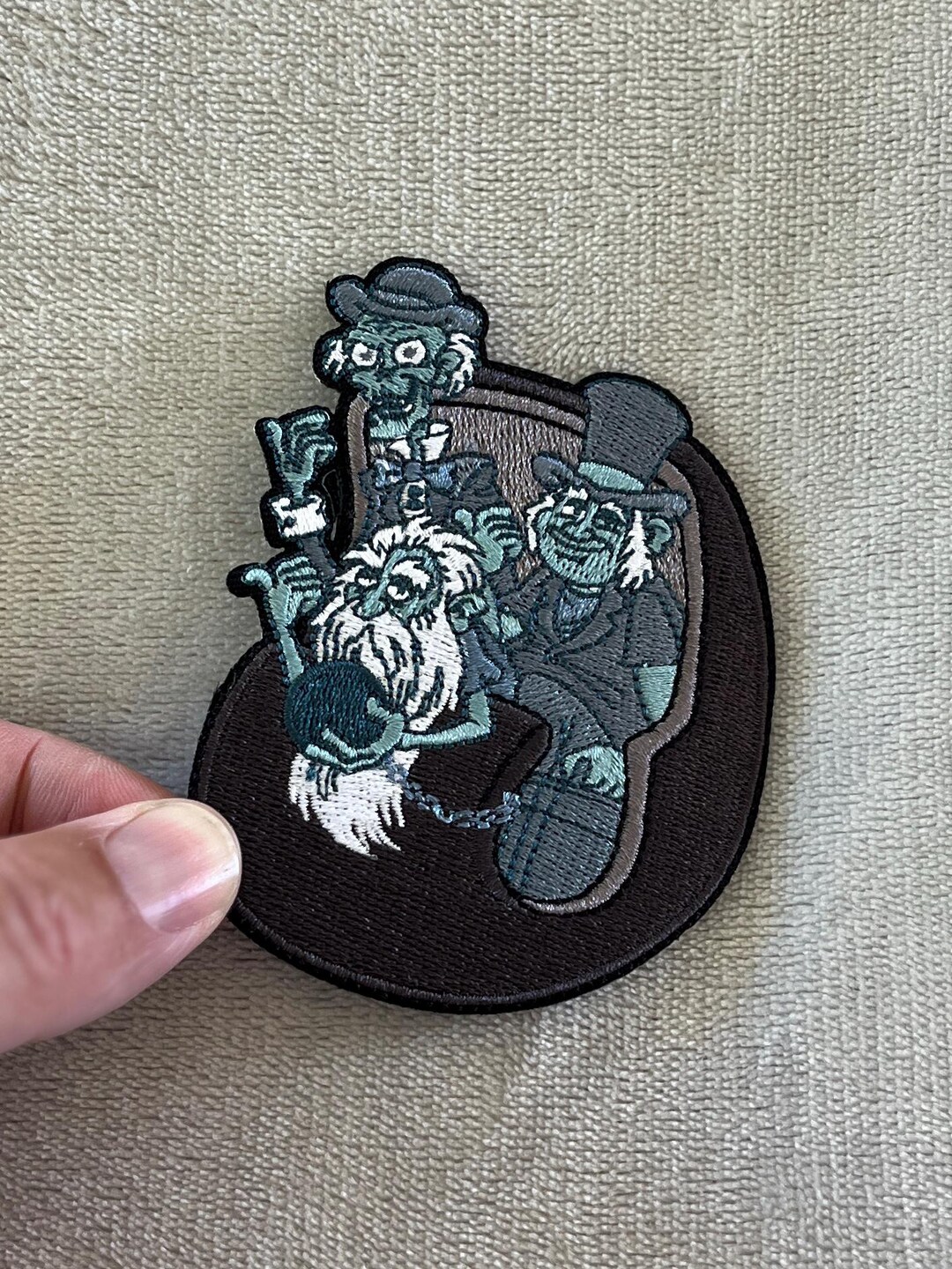 Haunted Mansion Hitchhiking Ghosts Patch | 2.75x3.5 Inch Iron-on ...