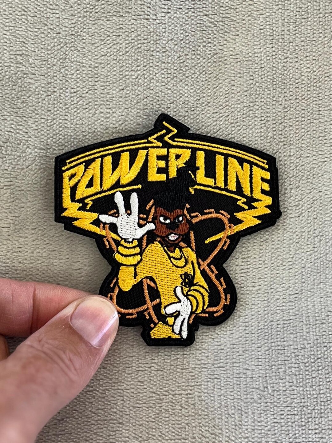 Powerline Patch | 3x3 Inch Embroidered Iron-on | A Goofy Movie 90s ...