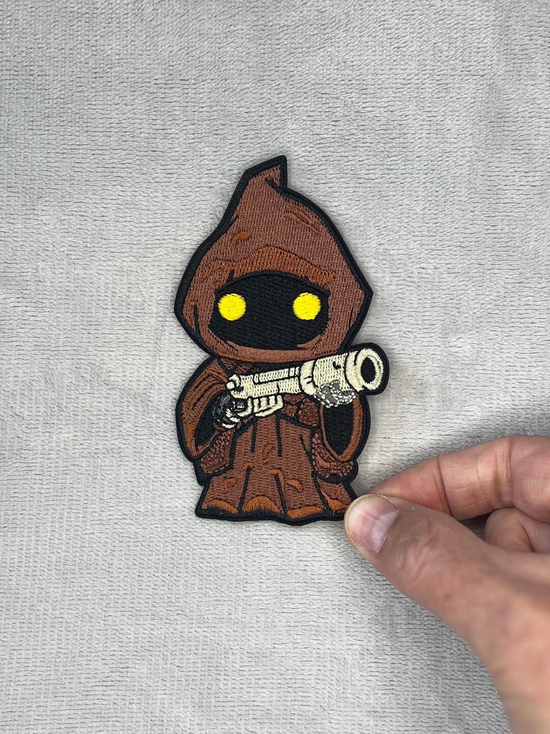 Jawa With Blaster Embroidered Patch Iron-on - Etsy