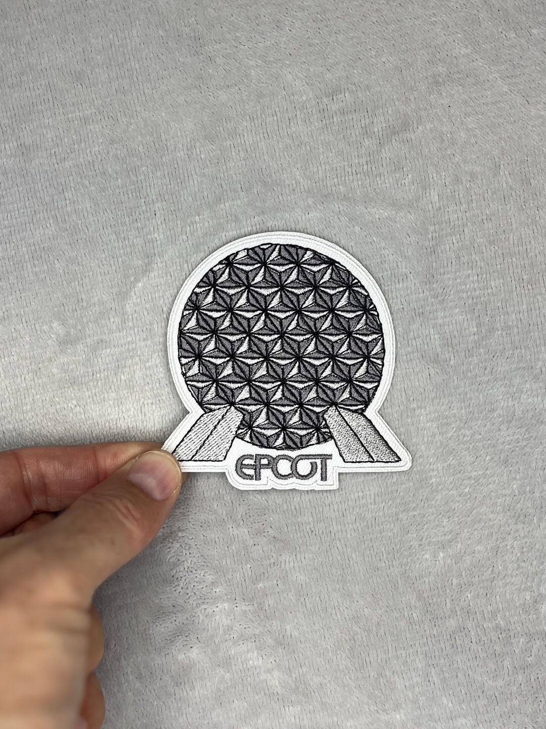 EPCOT Geodesic Sphere Embroidered Iron-on - Etsy