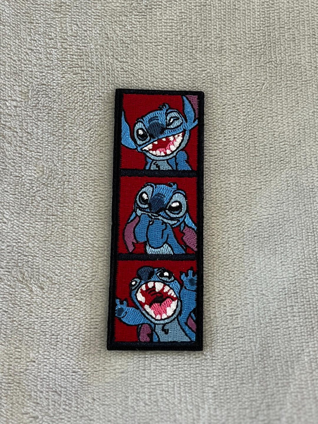 Stitch Photo Booth Strip Patch | 4x1.25 Inch Embroidered Iron-on - Etsy