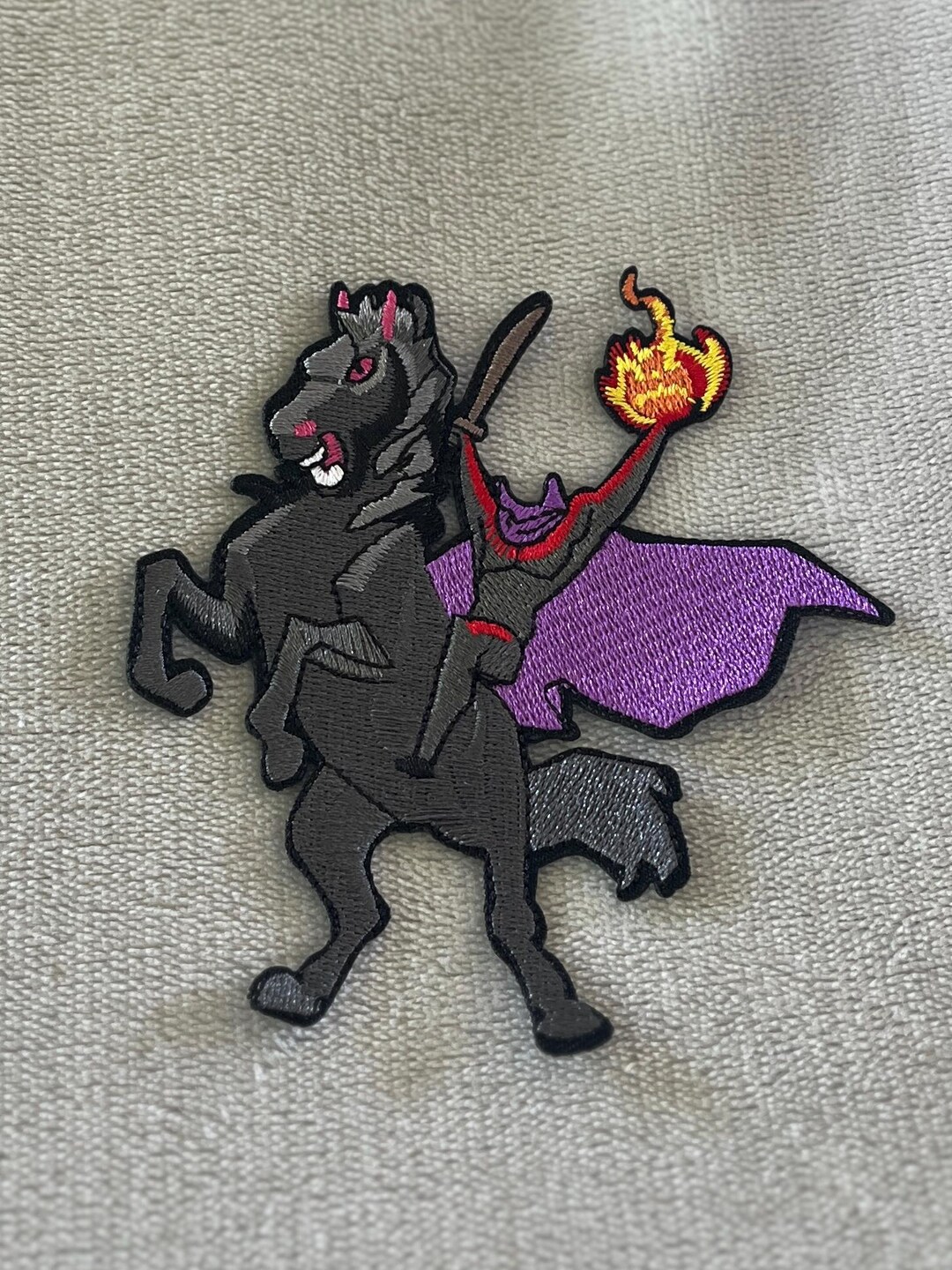 Headless Horseman Patch | 4x3.75 Inch Embroidered Iron-on | Sleepy ...