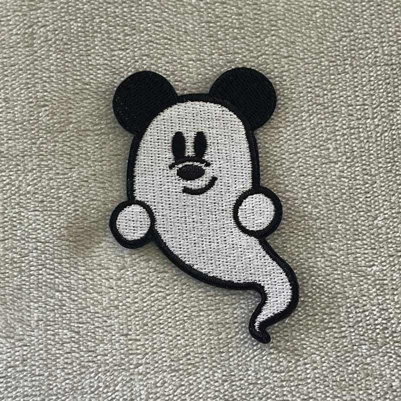 Embroidered Ghost Patches - Etsy