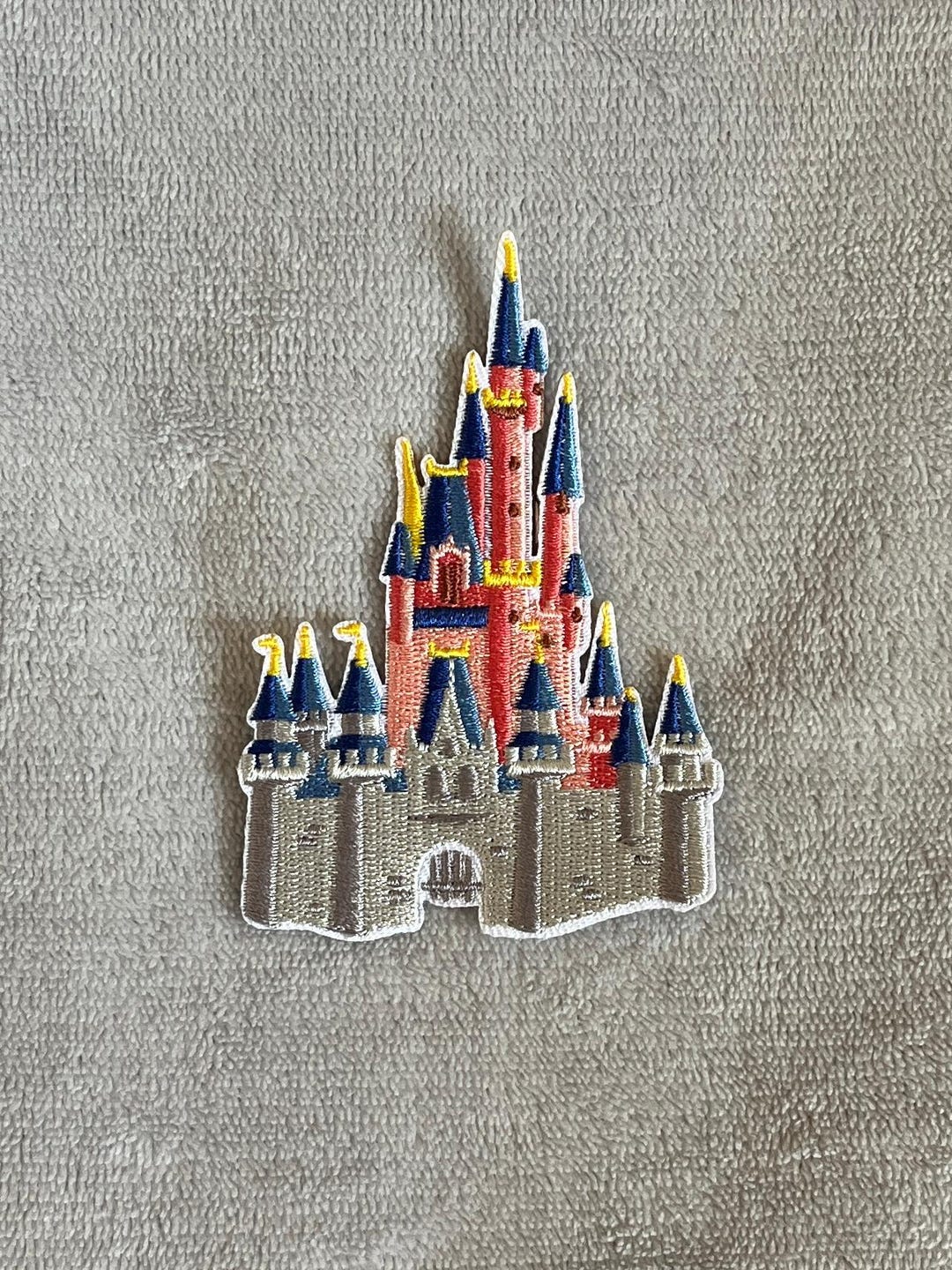 Cinderella Castle Patch | Disney World Embroidered Iron-on | 3.5 X 2.25 ...