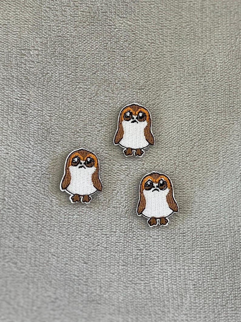 Mini Star Wars Embroidered Patch: BB-8, R2-D2, Ewok, D-O, TIE Fighter ...