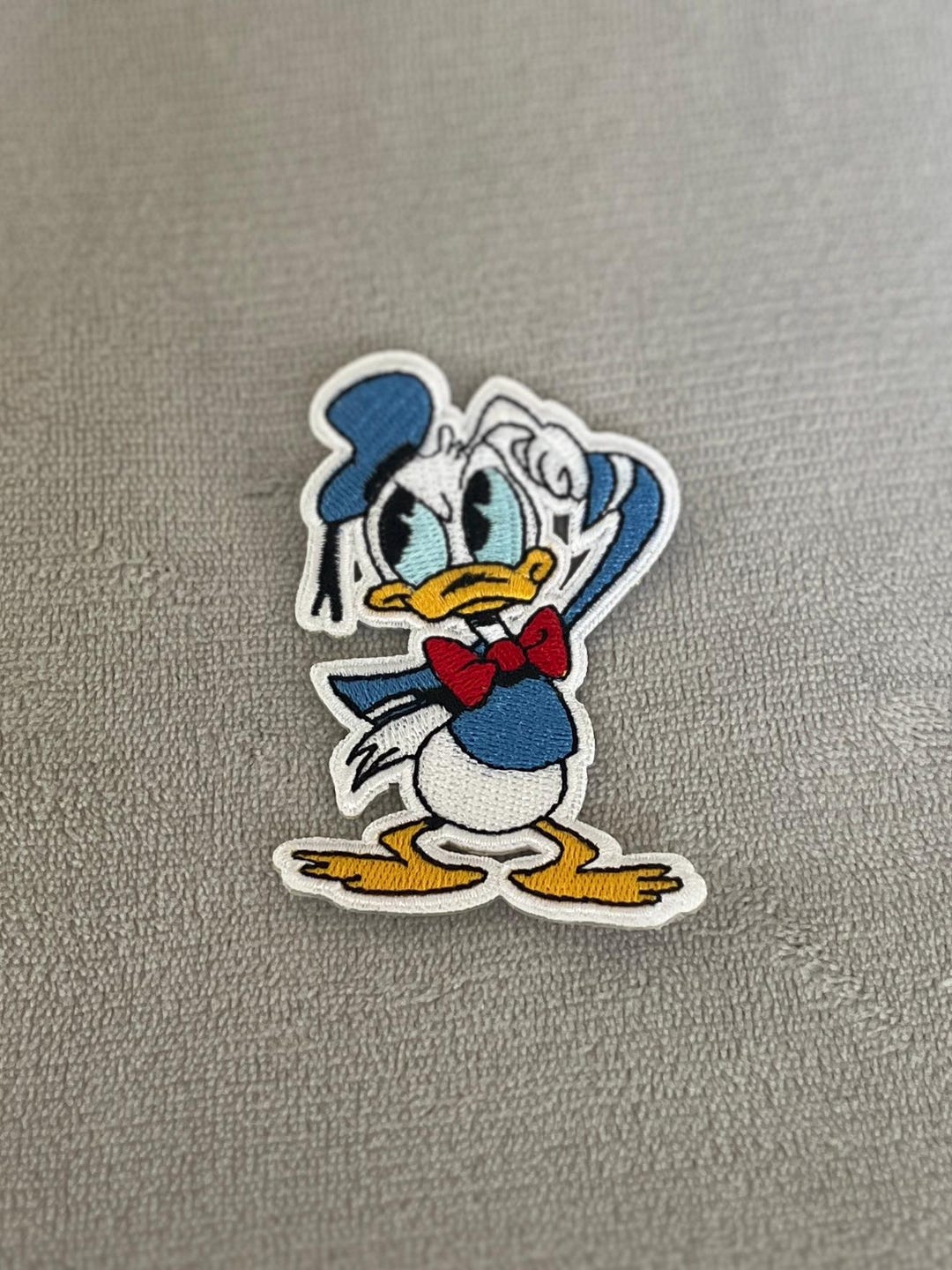 Donald Duck Iron-on Patch | Classic Disney 3x2 Inch Embroidered Patch ...