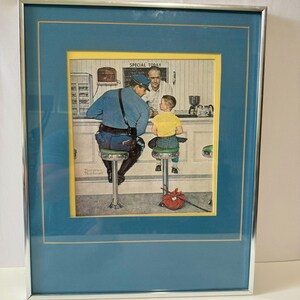 The Runaway, Norman Rockwell Painting Print 1958 in Beautiful Custom ...