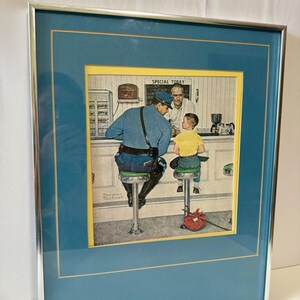 The Runaway, Norman Rockwell Painting Print 1958 in Beautiful Custom ...