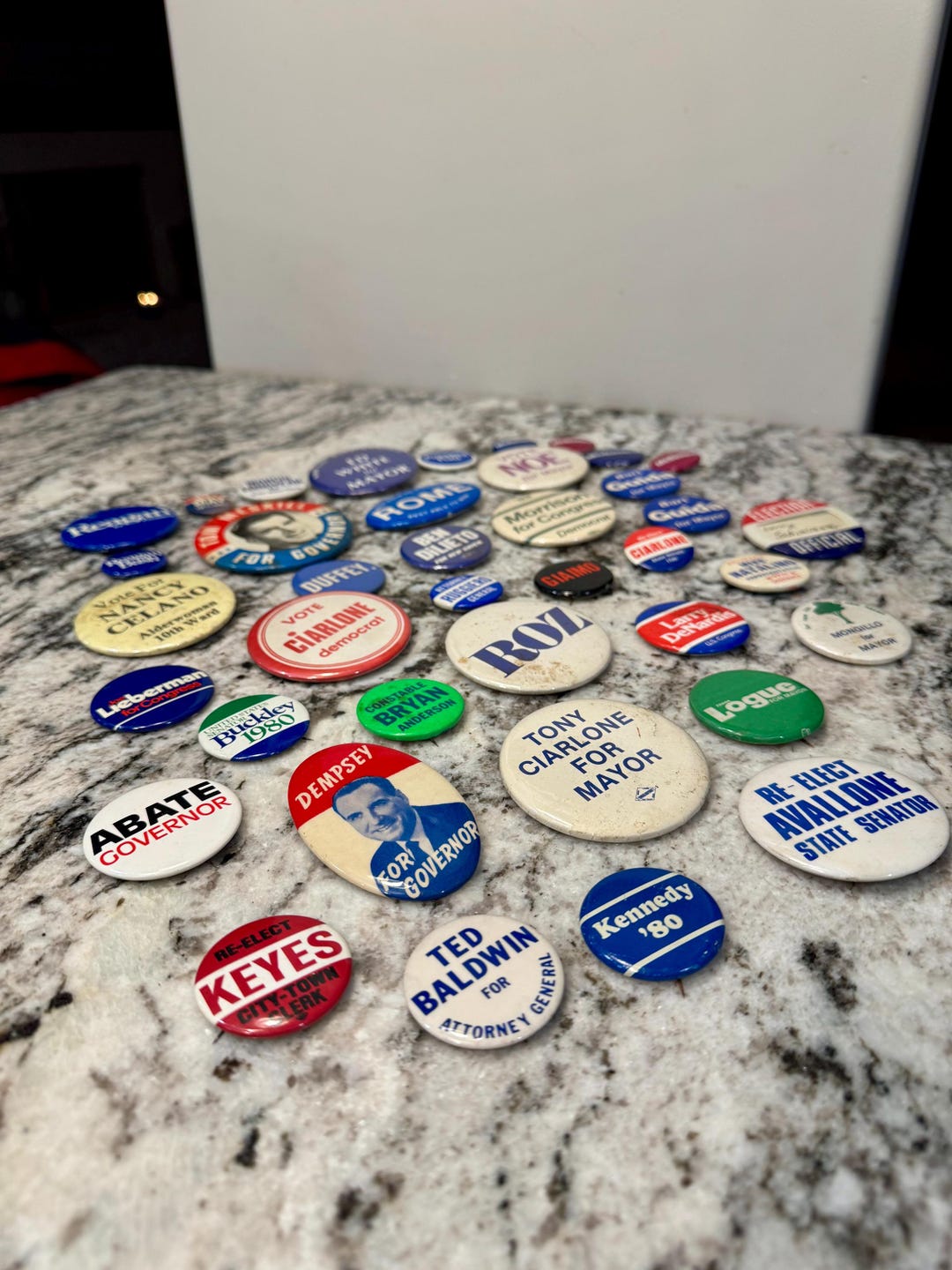 Vintage Collection of Government Campaign Election Pins Senator, Mayor ...