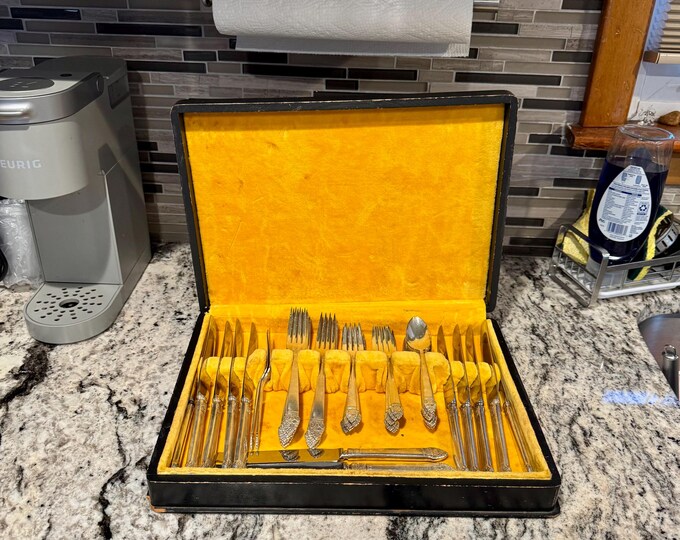 Community Plate Silverware Set for 12: Vintage Flatware With Box - Etsy