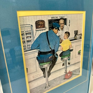 The Runaway, Norman Rockwell Painting Print 1958 in Beautiful Custom ...