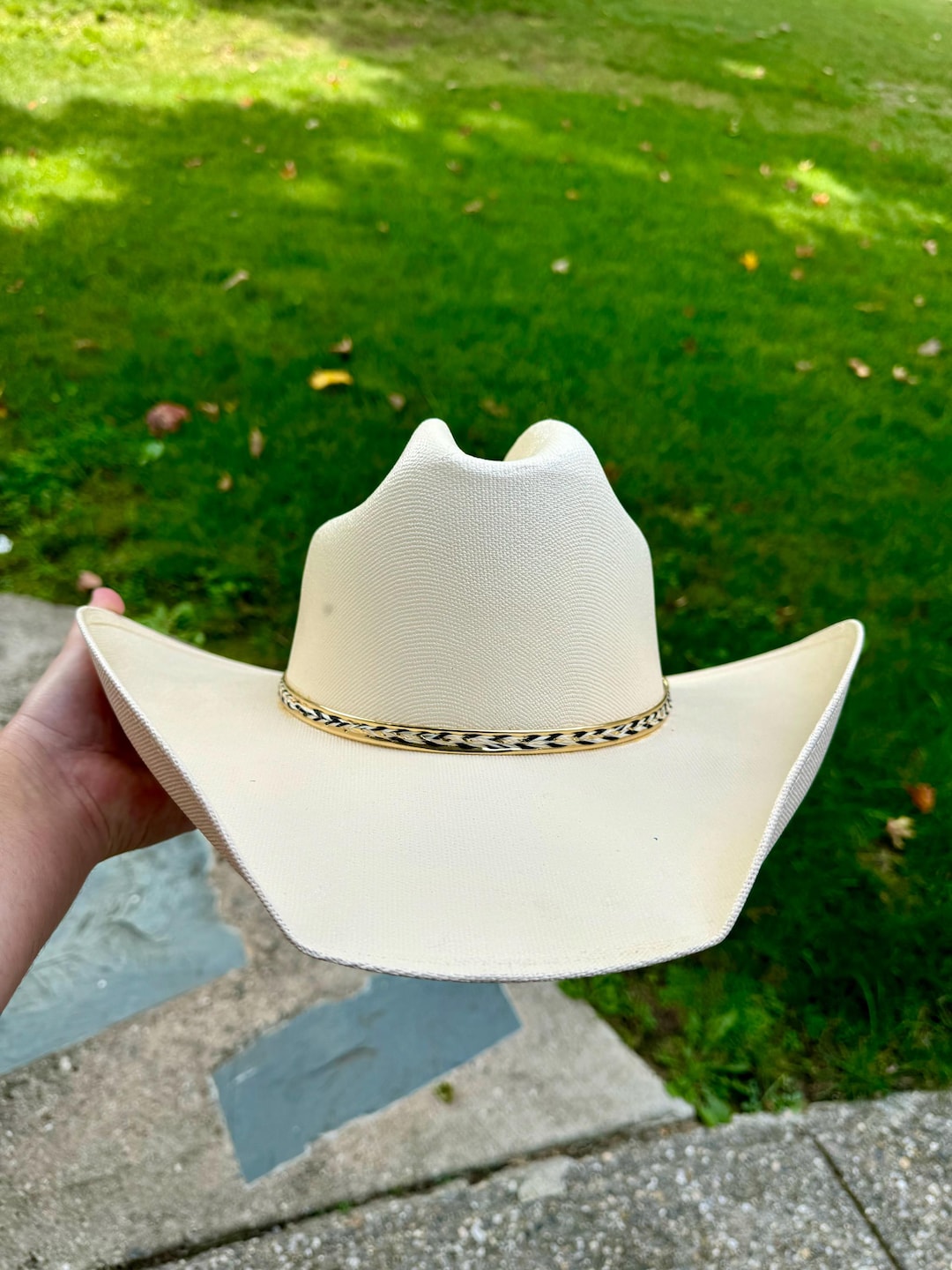Summit Hat Co. Western Cowboy Hat, Size Small/medium, Ivory Hard Shell ...