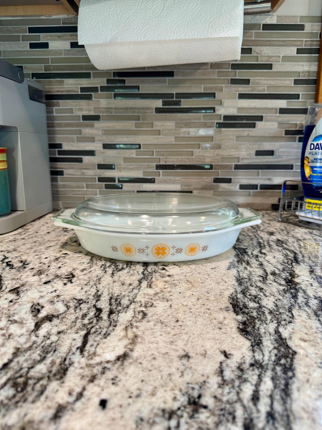 Vintage Pyrex Town and Country Divided Casserole Dish With Lid - Etsy