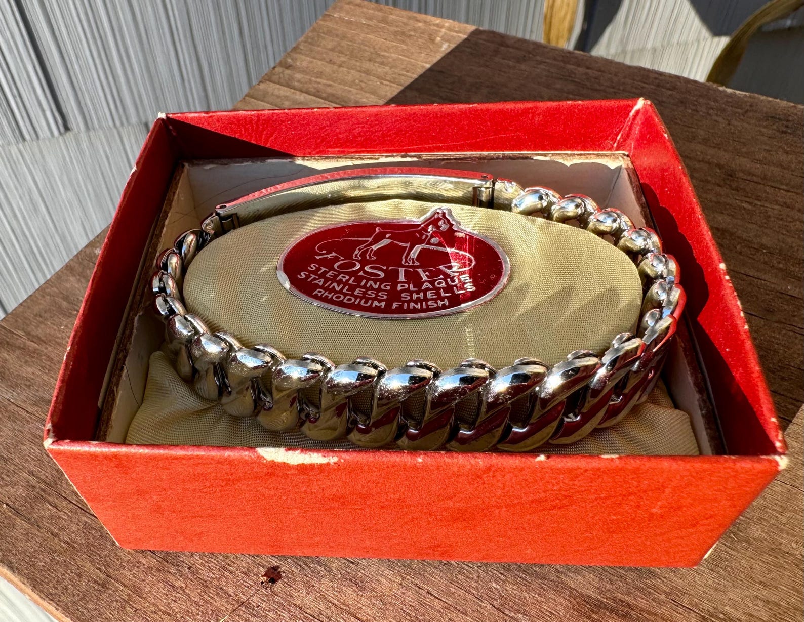 Vintage Foster Sterling Plaque Stainless Shells W/ Rhodium Finish ...