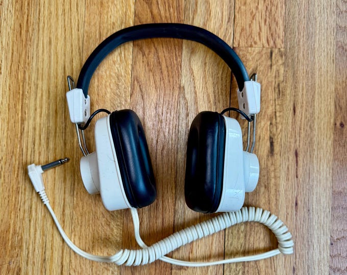 MPC Vintage Headphones Educational Systems MX-300A 600 OHM Old School ...