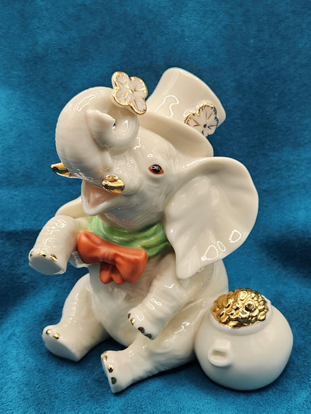 Lenox Lucky Little Elephant Porcelain Figurine - Etsy