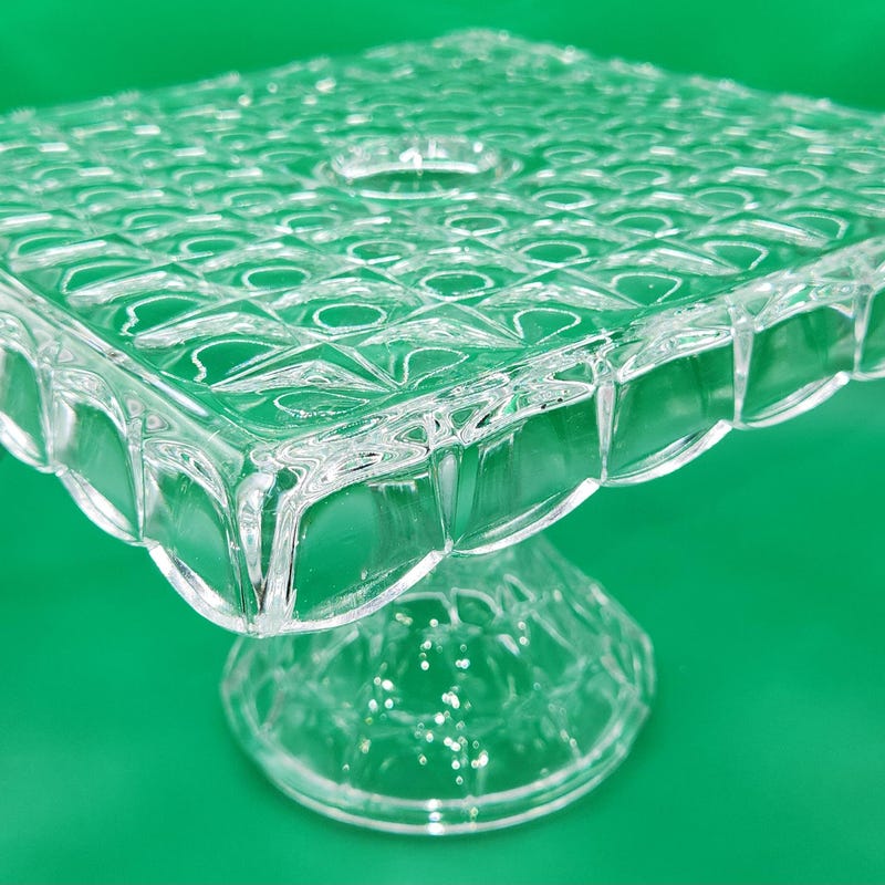 Indiana Glass Cake - Etsy