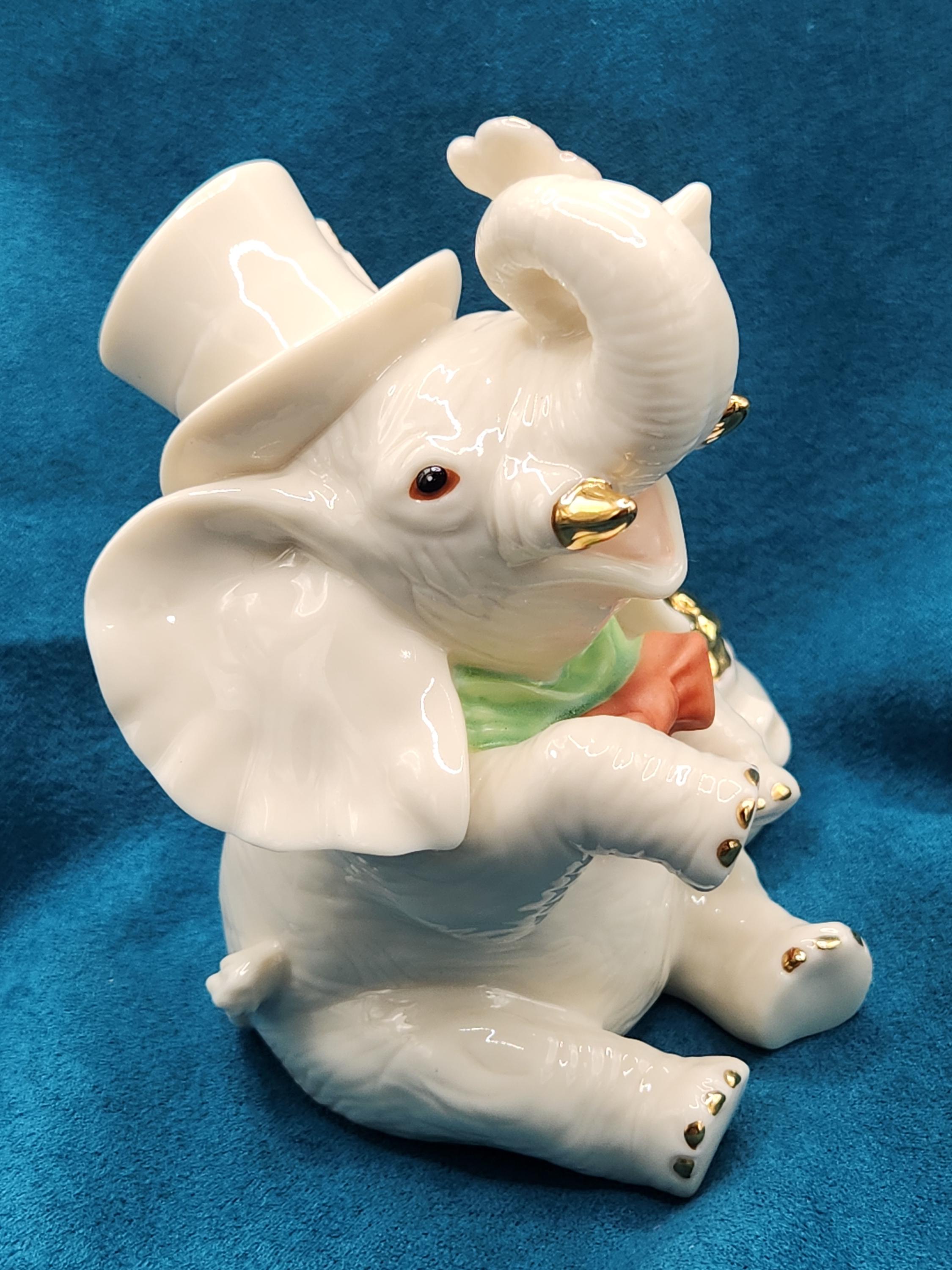 Lenox Lucky Little Elephant Porcelain Figurine - Etsy